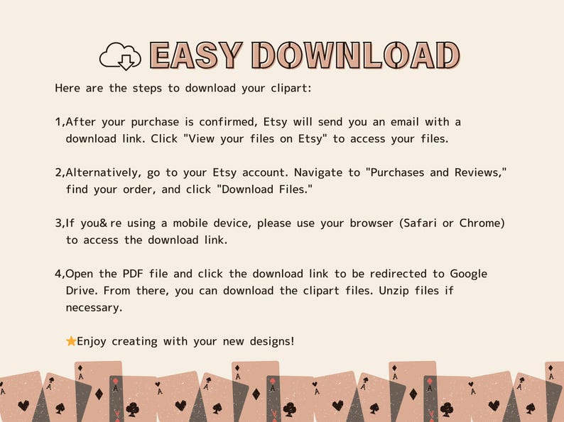 Playing Card Girls Clipart, Retro Suit Symbols (PNG, Commercial Use) - Etsy