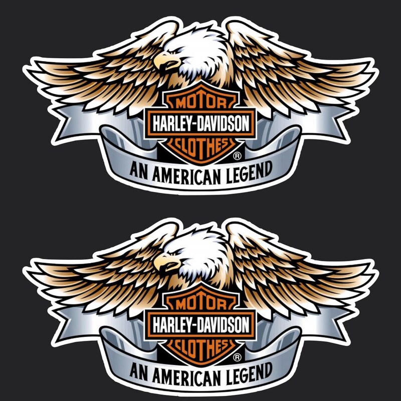 Harley Davidson Stickers - Etsy