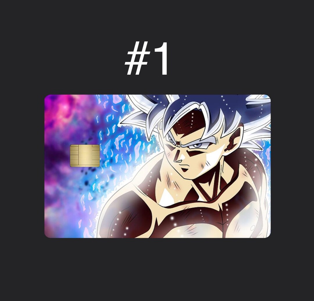 2 Premium Print Goku Ultra Instincts Debit/credit Card Skin Small Chip ...