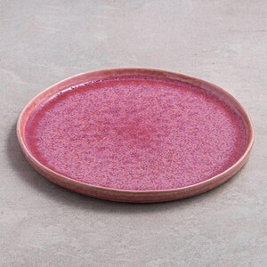 Pink Ceramic Plates, Ceramic Plate Set, Ceramic Plate Set, Flat Plates ...