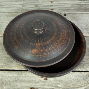 Big Ceramic Pot,, Baking Dish, Clay Frying Pan, Dinnerware Sets, Clay ...