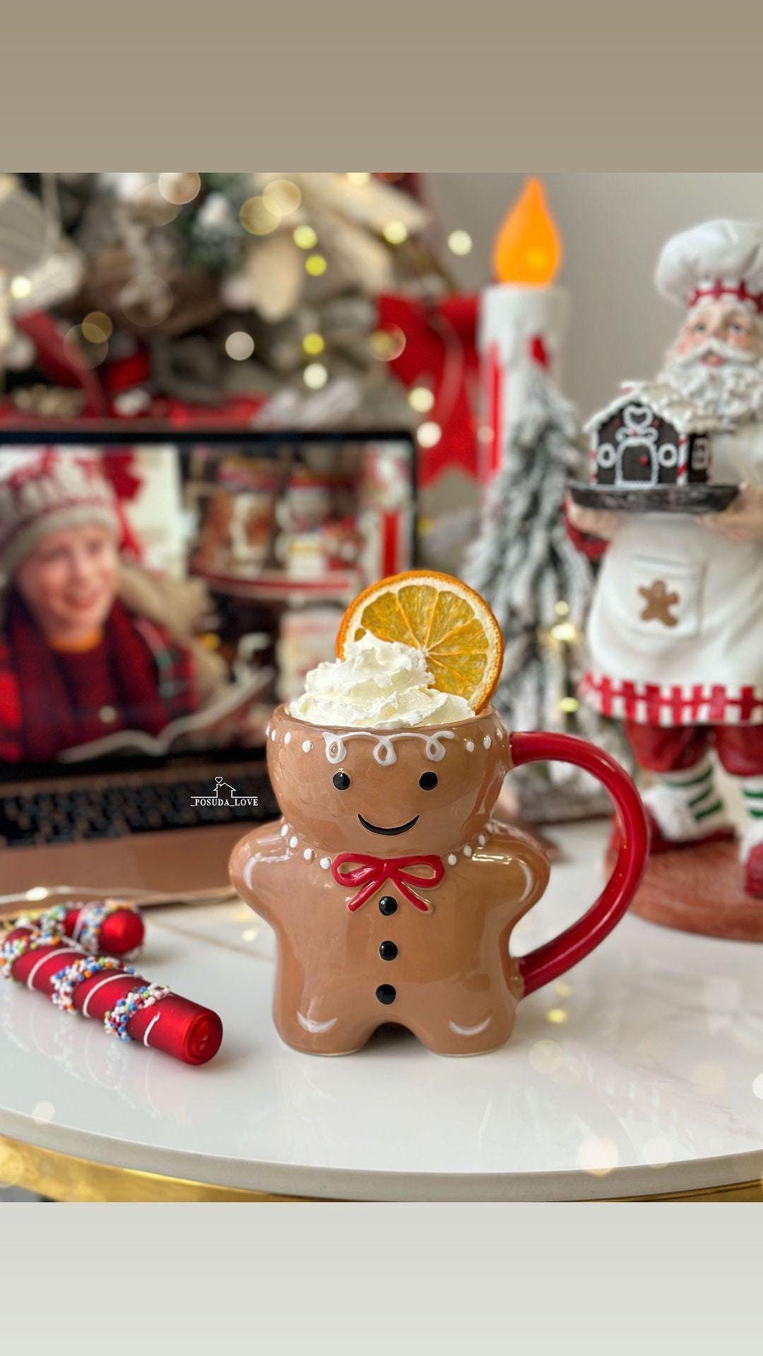 Gingerbread Cup, Kids Christmas Cup , Snowman Cup , Gingerbread Cup ...