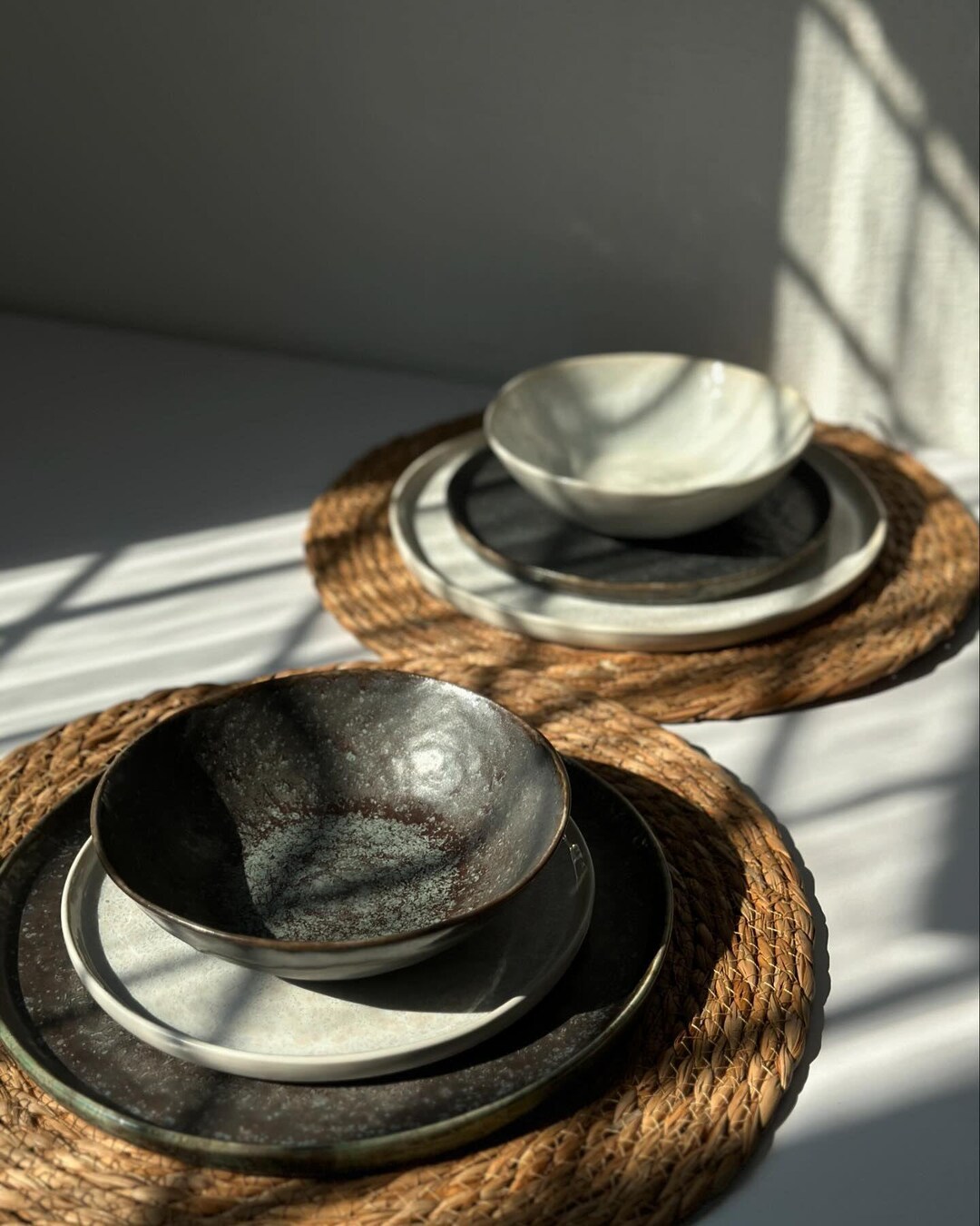 Ceramic Dinnerware , Mix and Match Plates , Christmas Dinner Set, Deep ...