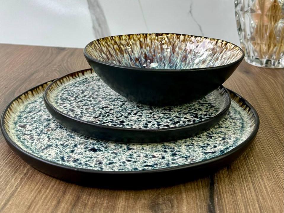 Handmade Ceramic Dinnerware Set | Dinnerware Set | Bulk Order | 4-piece ...
