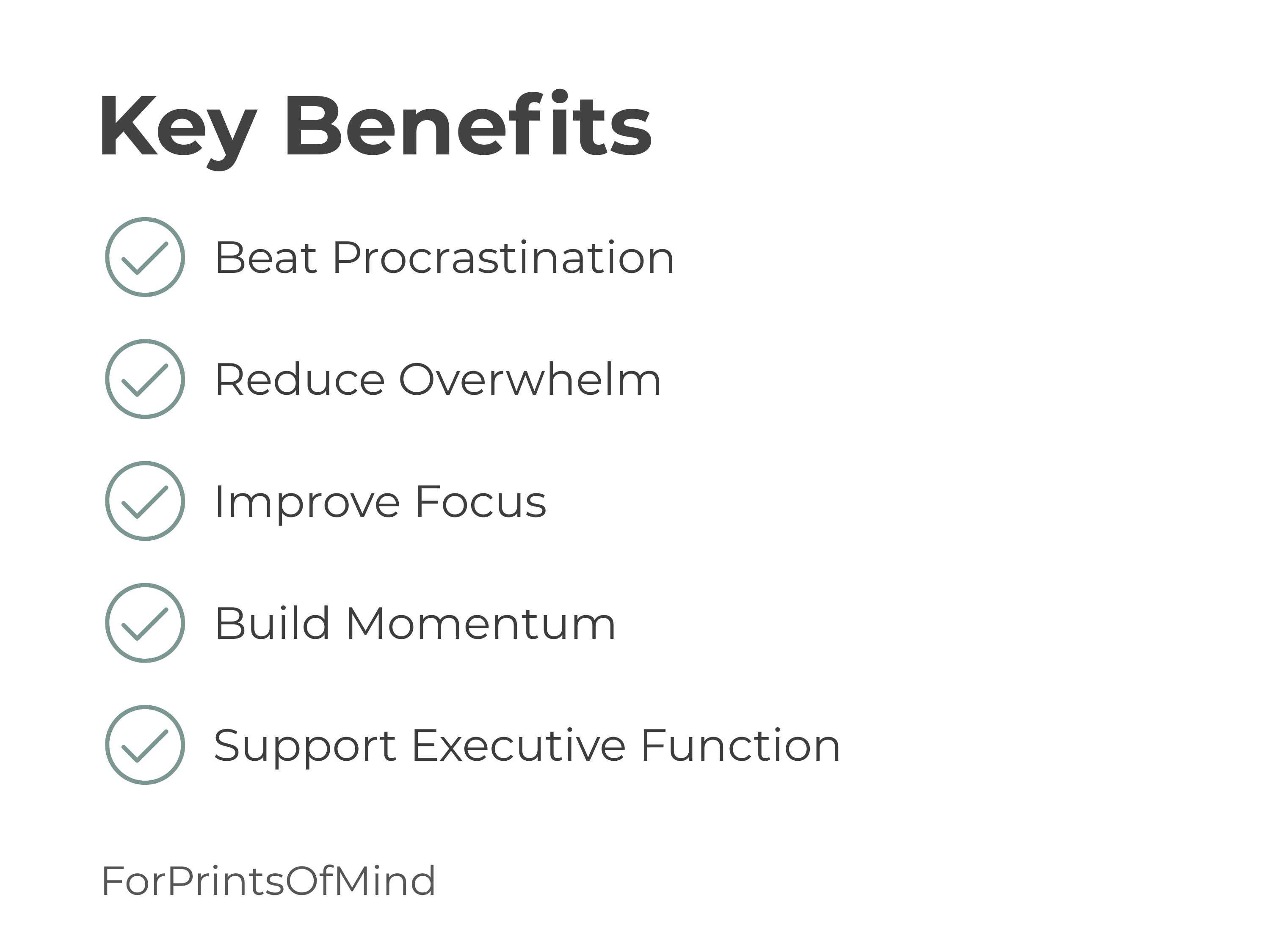 Beat Procrastination Worksheet | Task Initiation Tool for ADHD ...