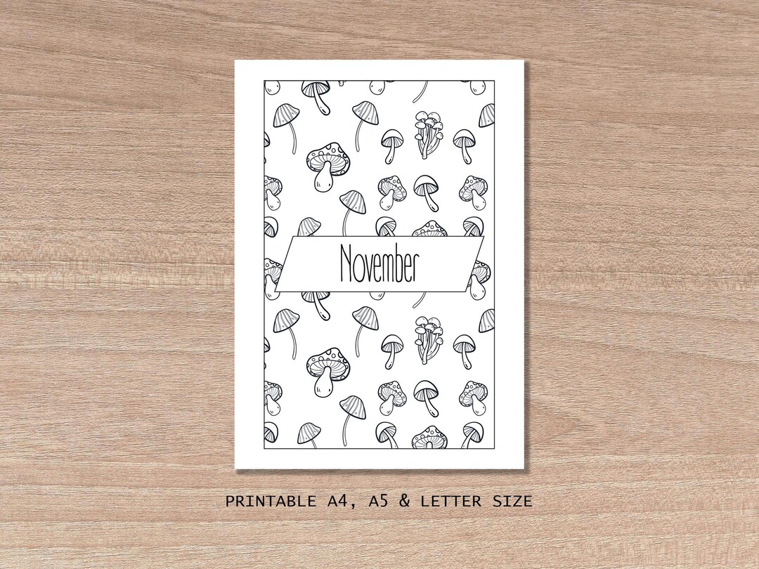 November Title Page Autumn Title Page Journal Title Page November Cover ...