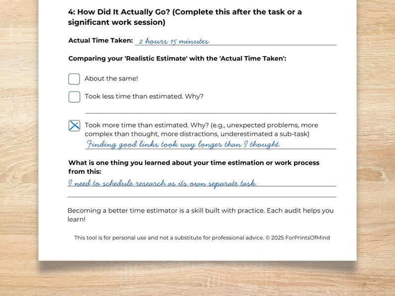 ADHD Time Blindness Tool: Realistic Task Duration Estimator for ...