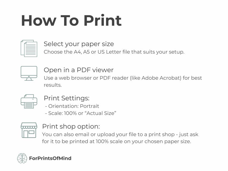 Task Breakdown Sheet for ADHD | Printable Project Planner & Executive ...