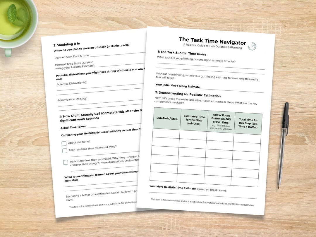 ADHD Time Blindness Tool: Realistic Task Duration Estimator for ...