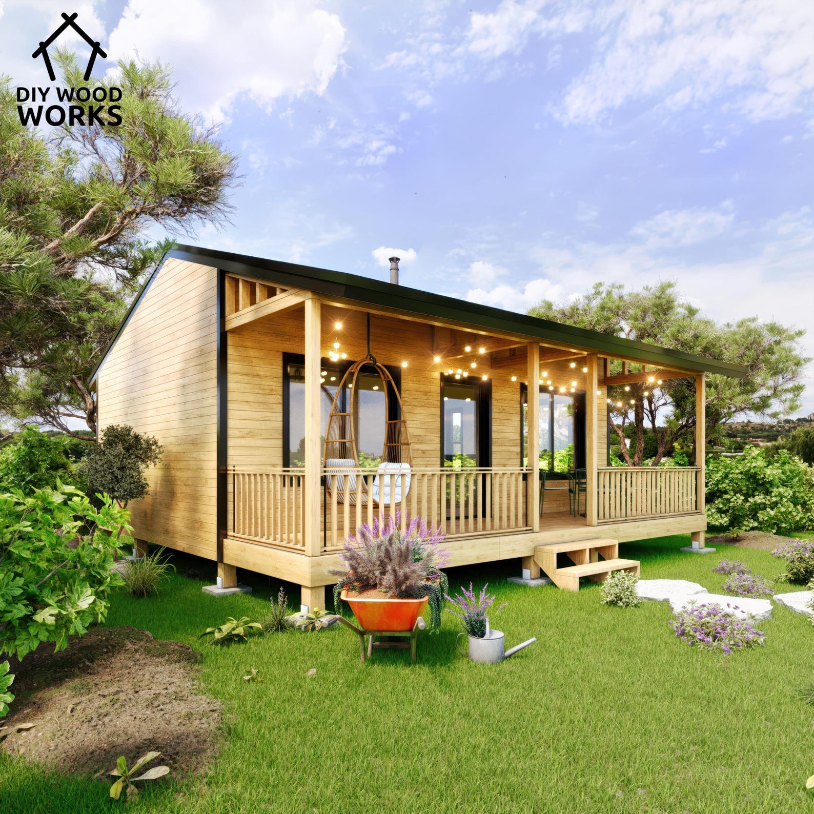 DIY Remote Cabin Build | Affordable Small Vacation Cabin | Budget ...