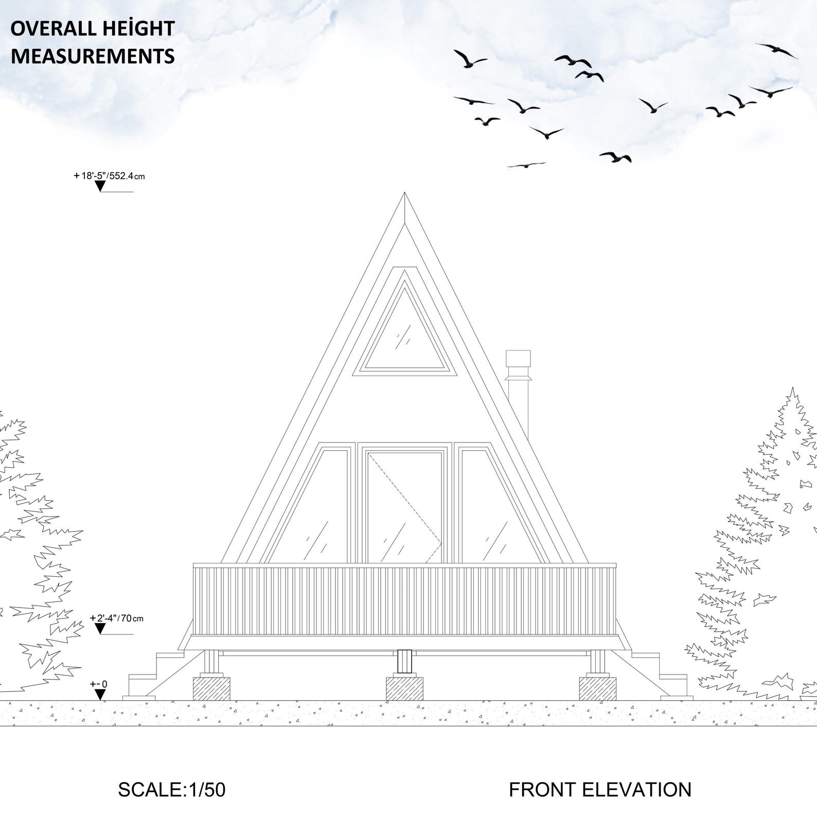 Modern A-frame Cabin Plan: Small House Design (digital Download) - Etsy ...