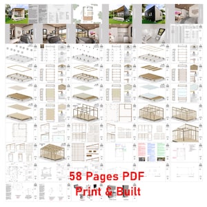 Modern Tiny House DIY Plan: Compact Cabin Blueprint (digital Download ...