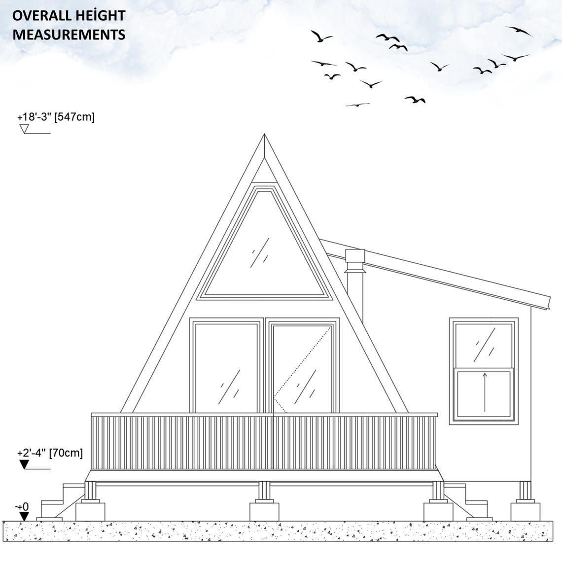 A-frame Cabin Plans With Tinyhouse Floor Plan Build Your Dream Vacation ...