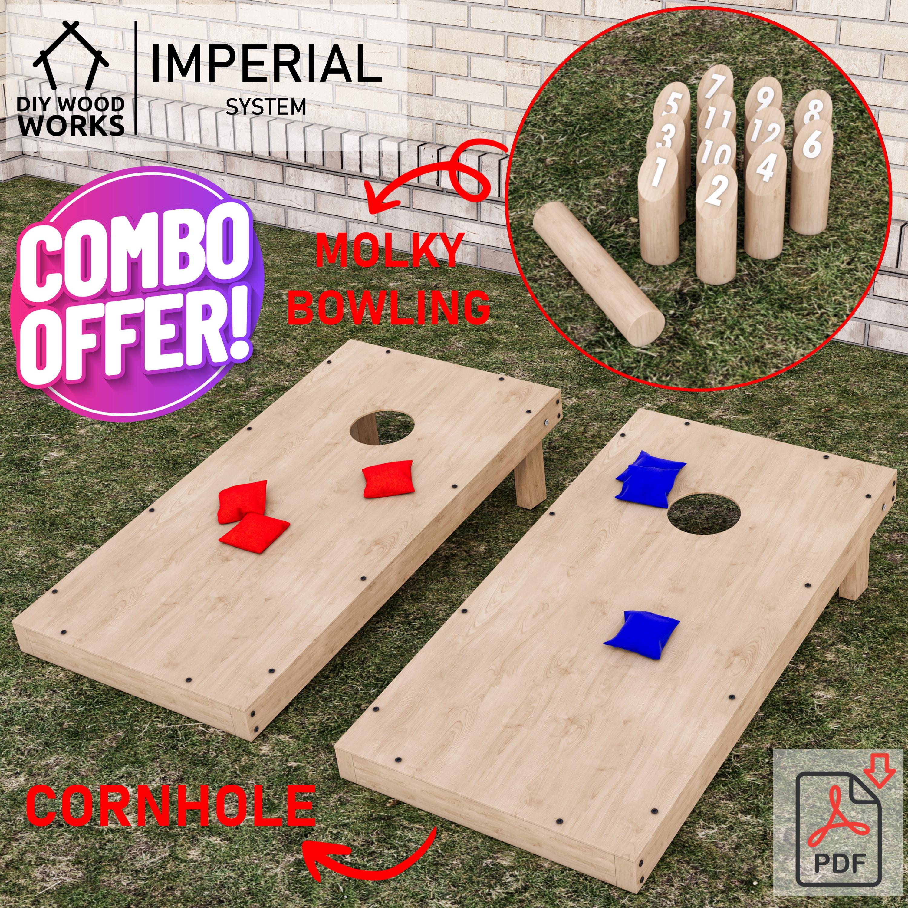 Beanbag Board and Molky Bowling DIY - Custom Beanbag Board & Beanbag ...