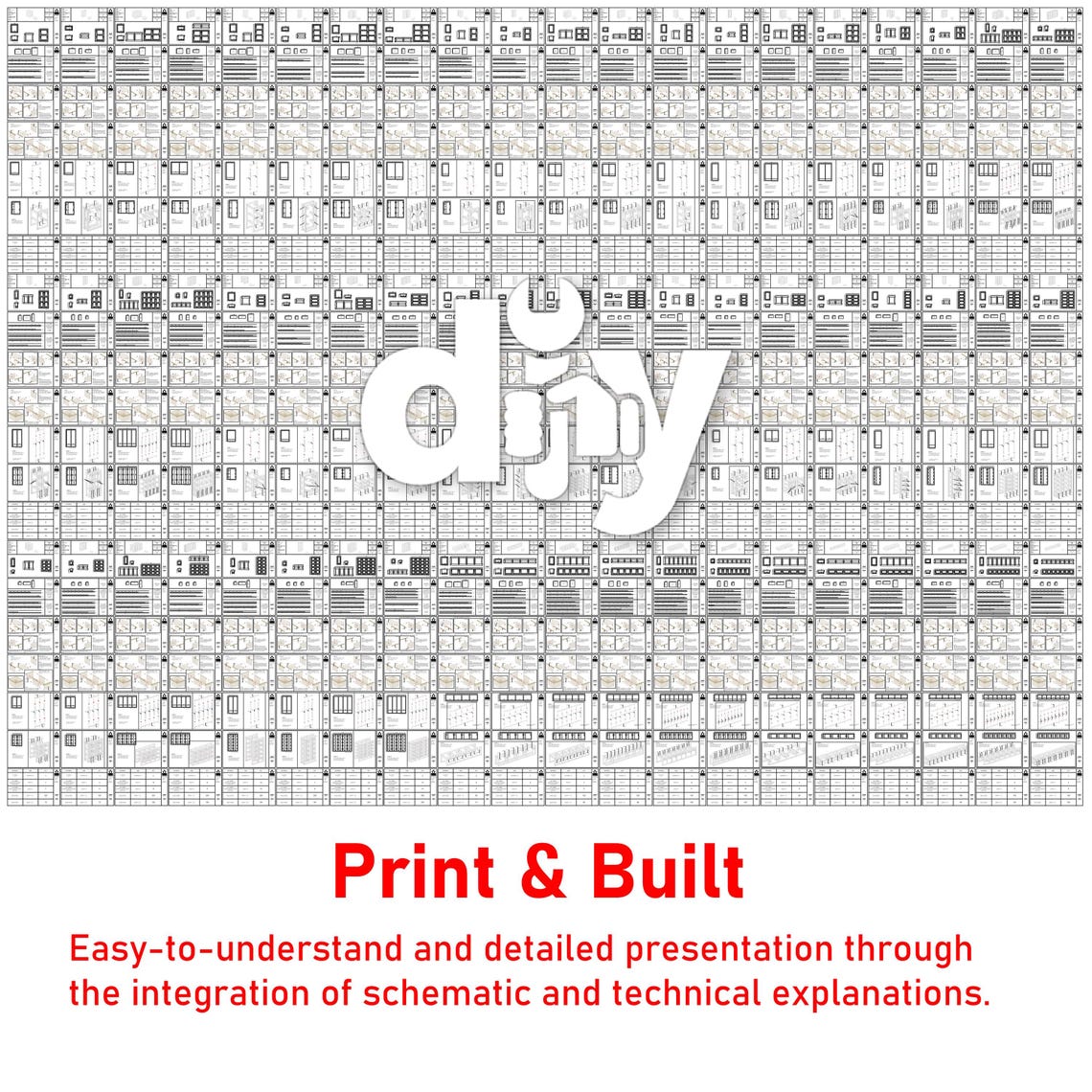 60 SIZES Modular Storage Units | Ideal for Garagestorage, Diywood, and ...