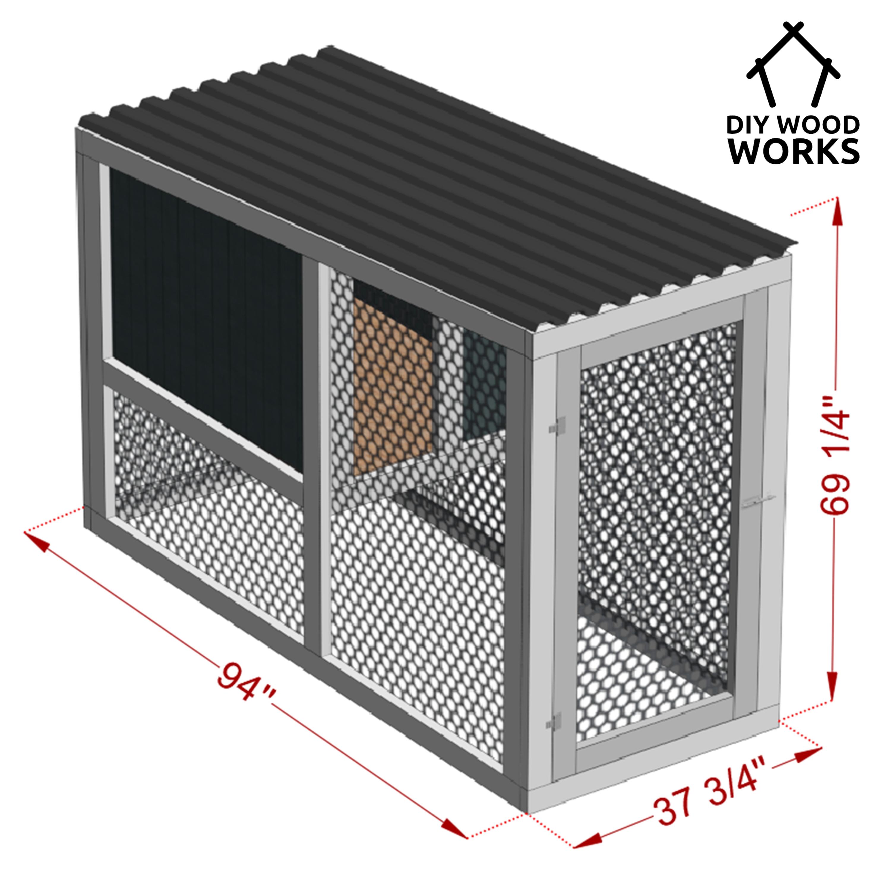 Modular Chicken Coop Plans: DIY Walk-in Design (PDF Download) - Etsy