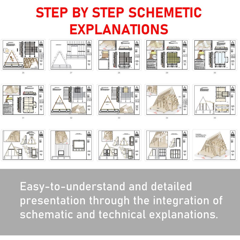 A-frame Cabin Plans With Tinyhouse Floor Plan Build Your Dream Vacation ...