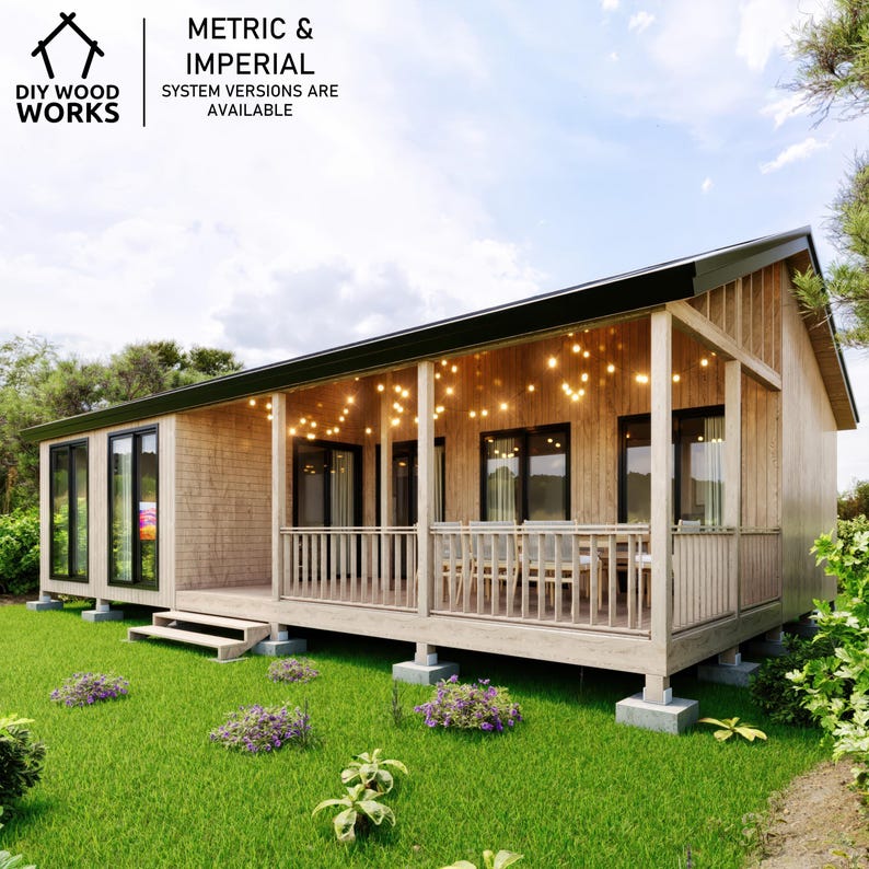 Modern Tiny House DIY Plan With Spacious Porch – Perfect for a Small ...