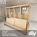 Mobile Wood Cart DIY Plans: Garage Storage Solution (imperial) - Etsy