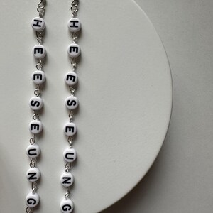 Enhypen Heeseung Letter Earrings. Homemade Kpop Jewellery and Earrings ...