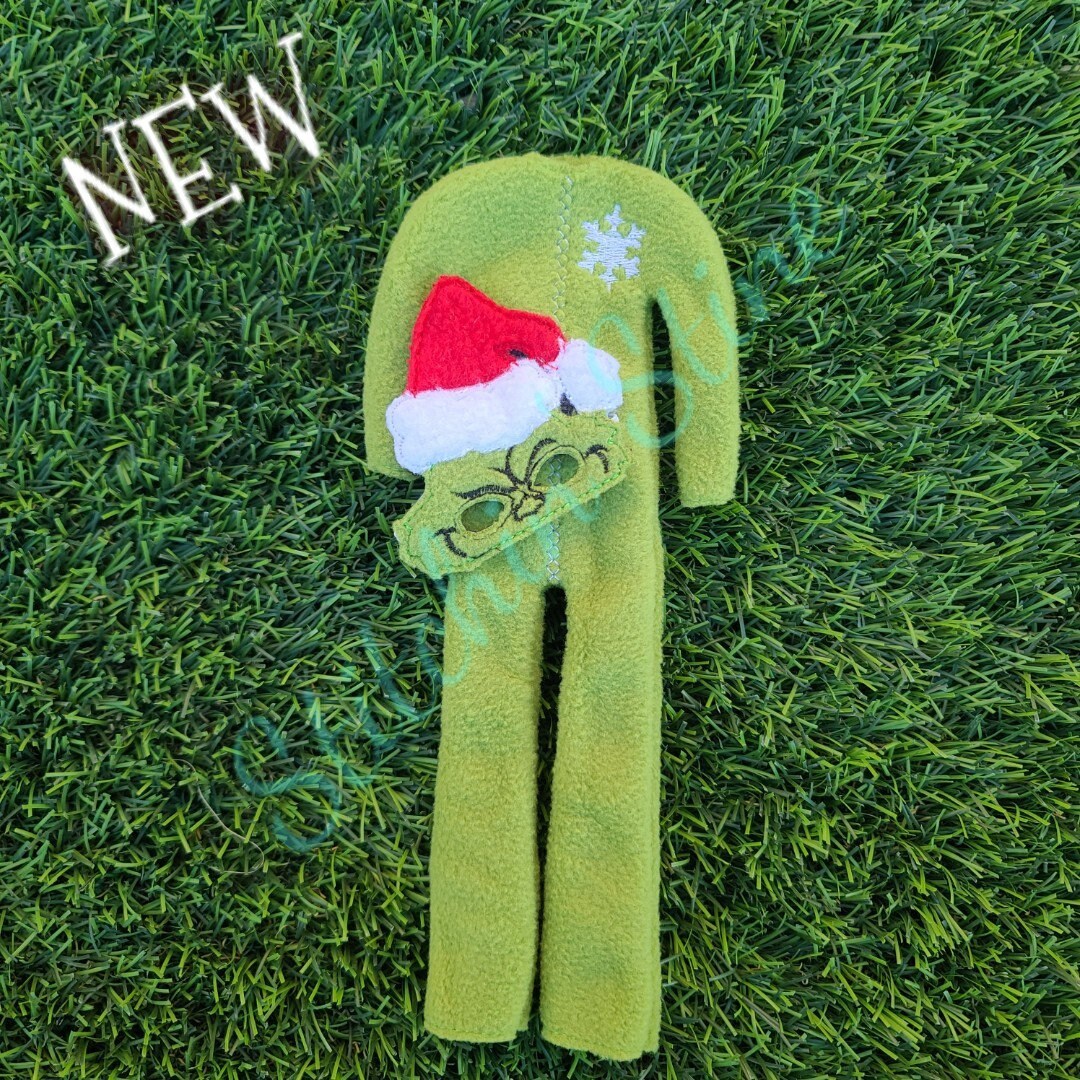 Quarantine ELF Hazmat Suit Grinchy Hand christmas Toy Shirt Mask Scout ...