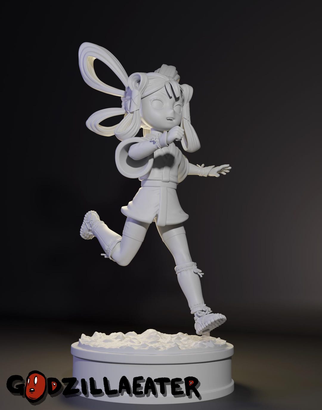 Sakuna STL Figurine 3d Print File, High-quality Custom Made Sculpture ...