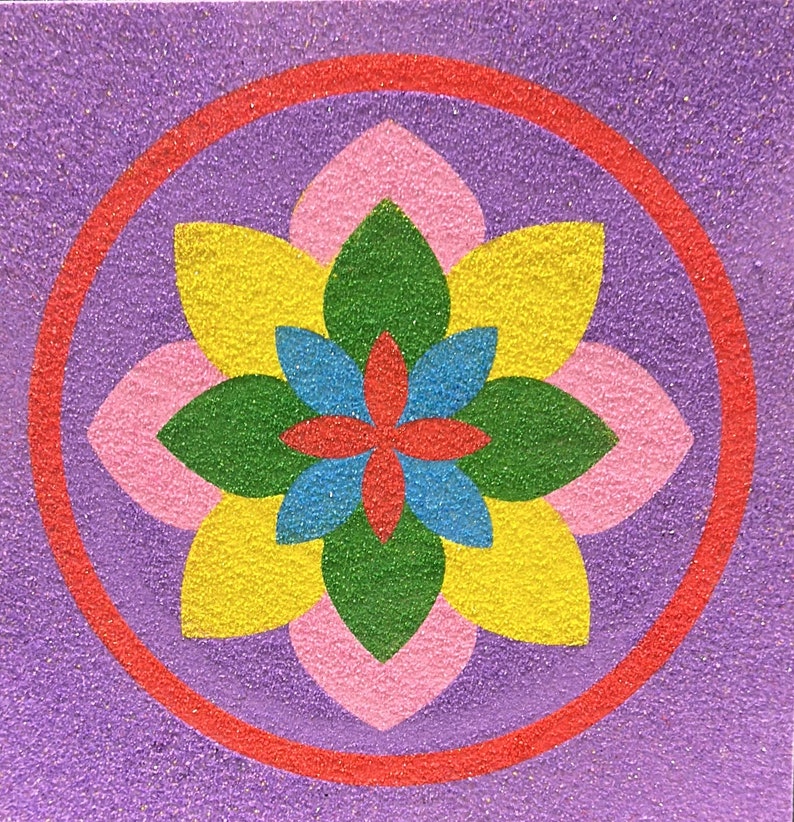 Mandala Rangoli Sand Art Kits (pack of 2 Designs) - Etsy
