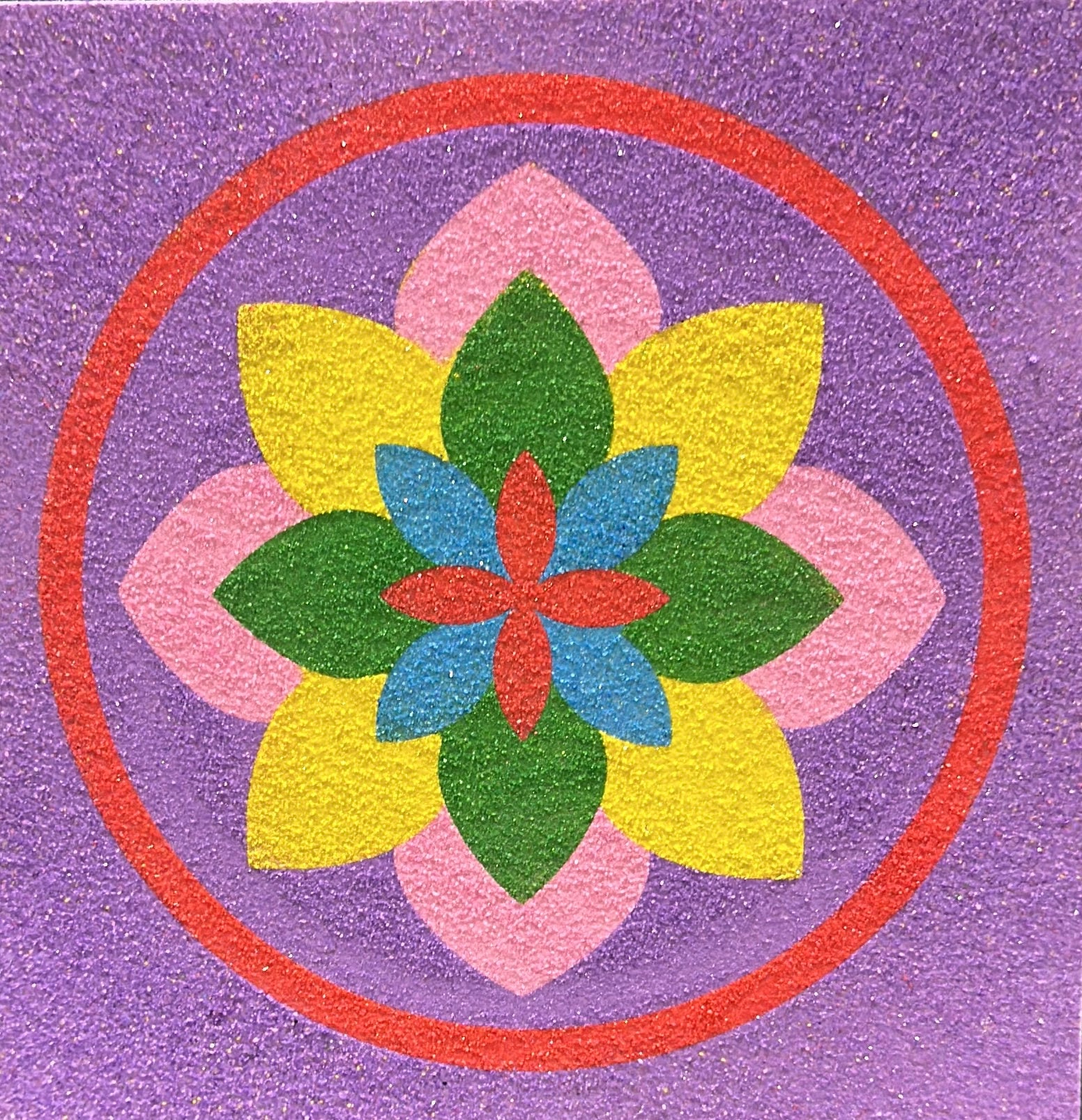 Mandala Rangoli Sand Art Kits (pack of 2 Designs) - Etsy