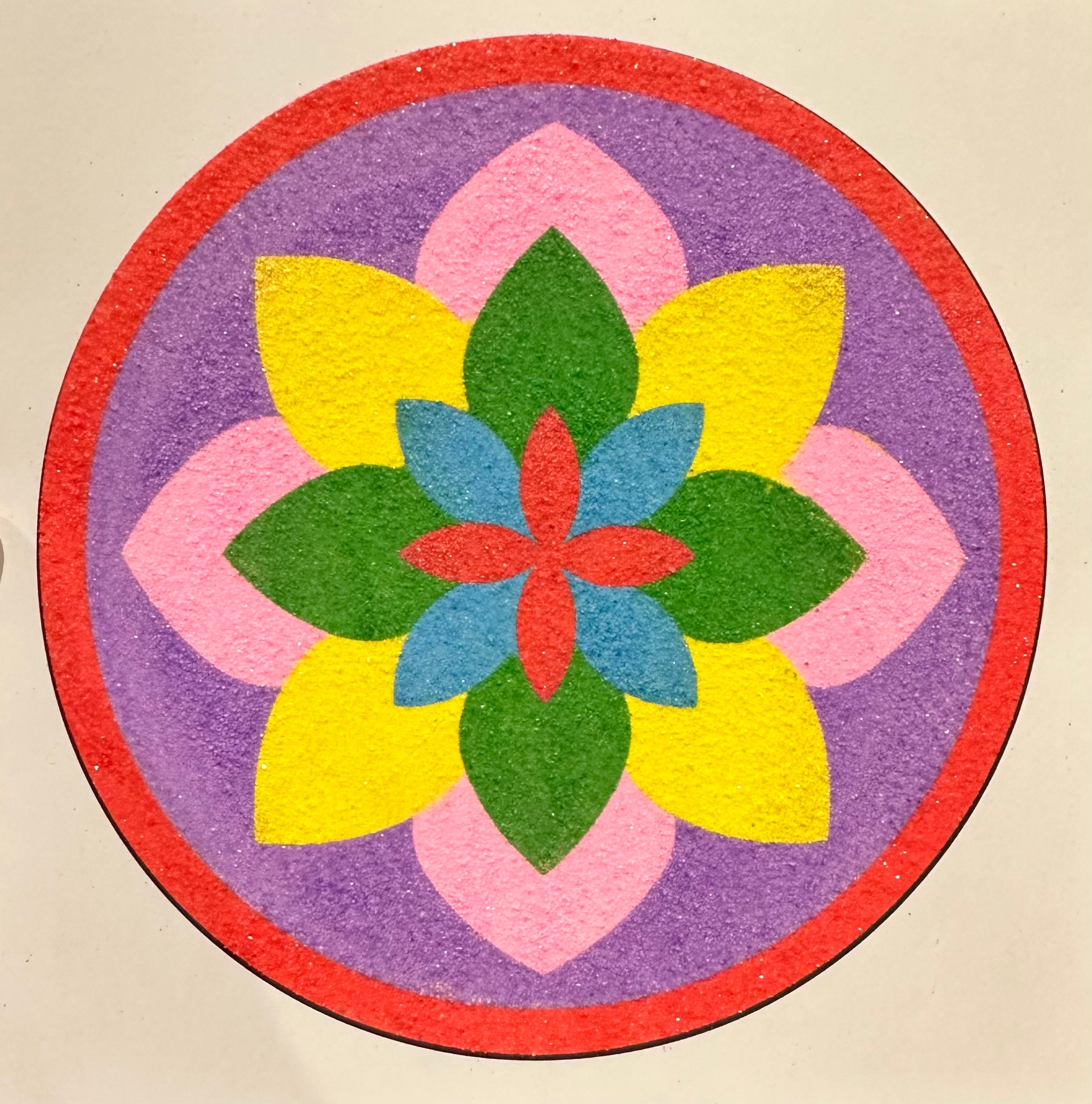 Mandala Rangoli Sand Art Kits (pack of 2 Designs) - Etsy