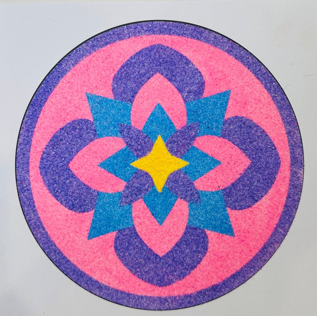 Mandala Rangoli Sand Art Kits (pack of 6 Designs) - Etsy