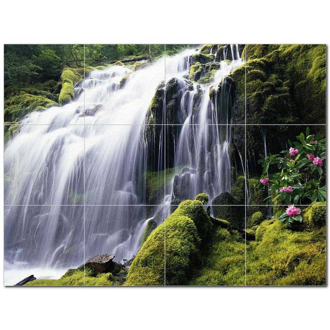 Top 10 Waterfall Photo Ceramic Tile Mural Kitchen Backsplash | Etsy