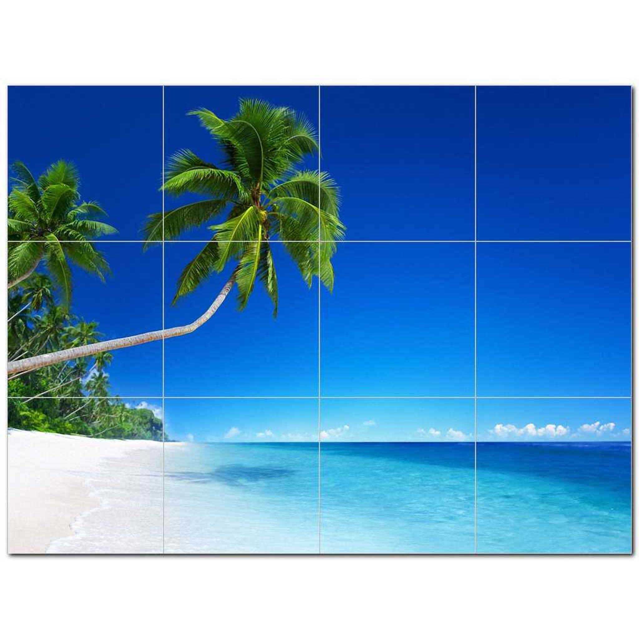 Top 10 Beach Photo Ceramic Tile Mural Kitchen Backsplash Bathroom ...