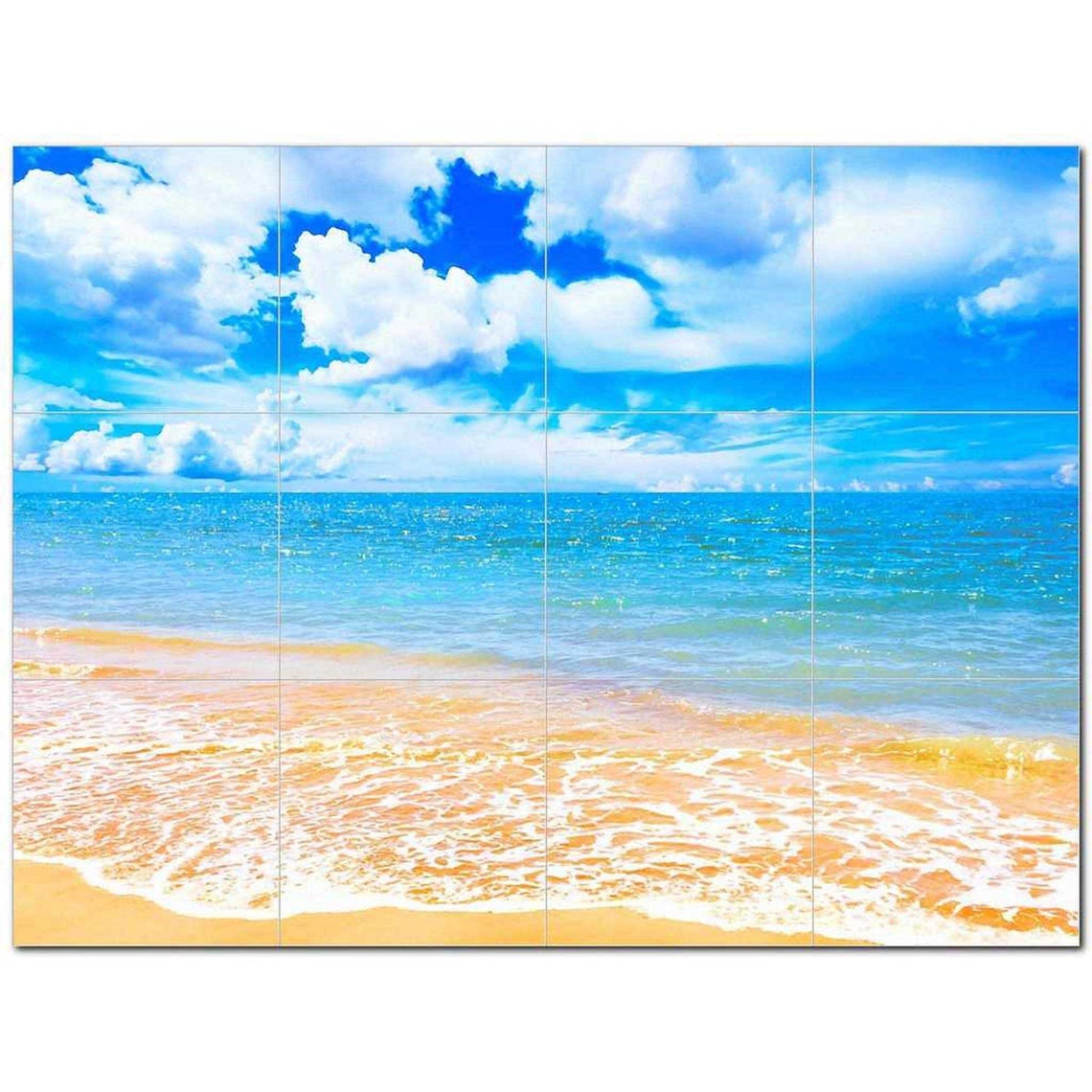 Top 10 Beach Photo Ceramic Tile Mural Kitchen Backsplash - Etsy