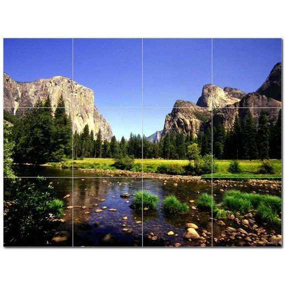 Top 10 Mountain Photo Ceramic Tile Mural Kitchen Backsplash - Etsy