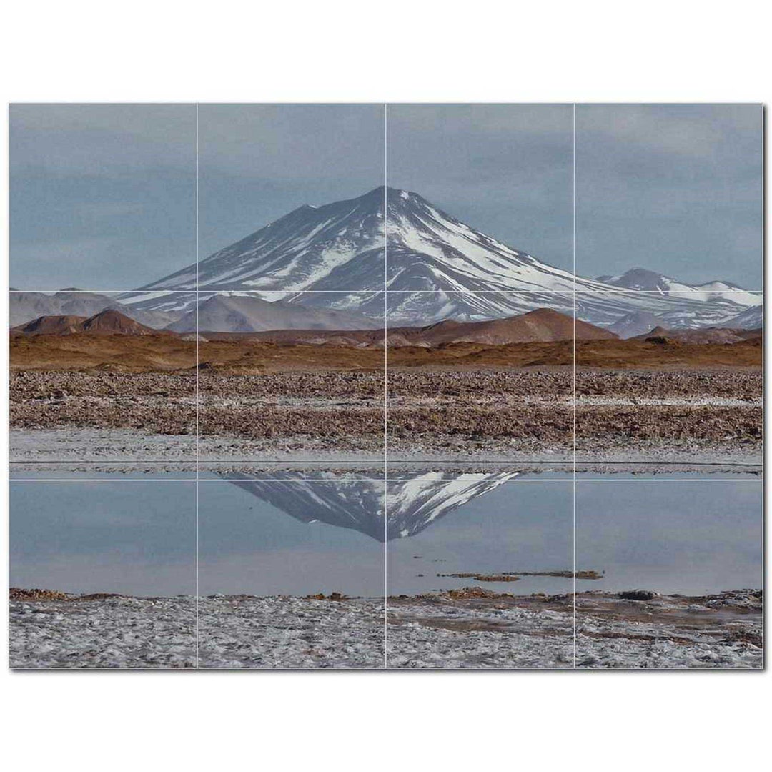 Top 10 Mountain Photo Ceramic Tile Mural Kitchen Backsplash Bathroom ...