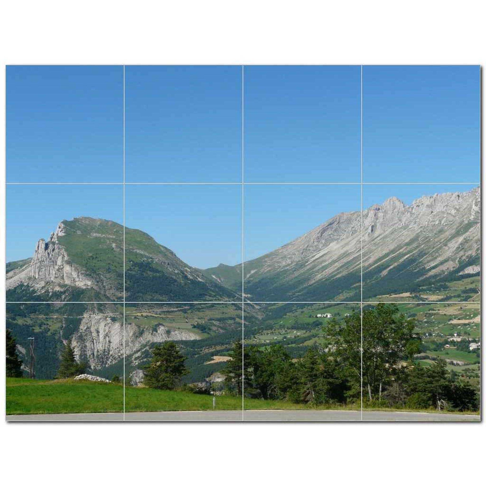 Top 10 Mountain Photo Ceramic Tile Mural Kitchen Backsplash - Etsy