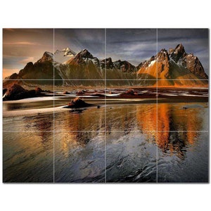 Top 10 Mountain Photo Ceramic Tile Mural Kitchen Backsplash Bathroom ...