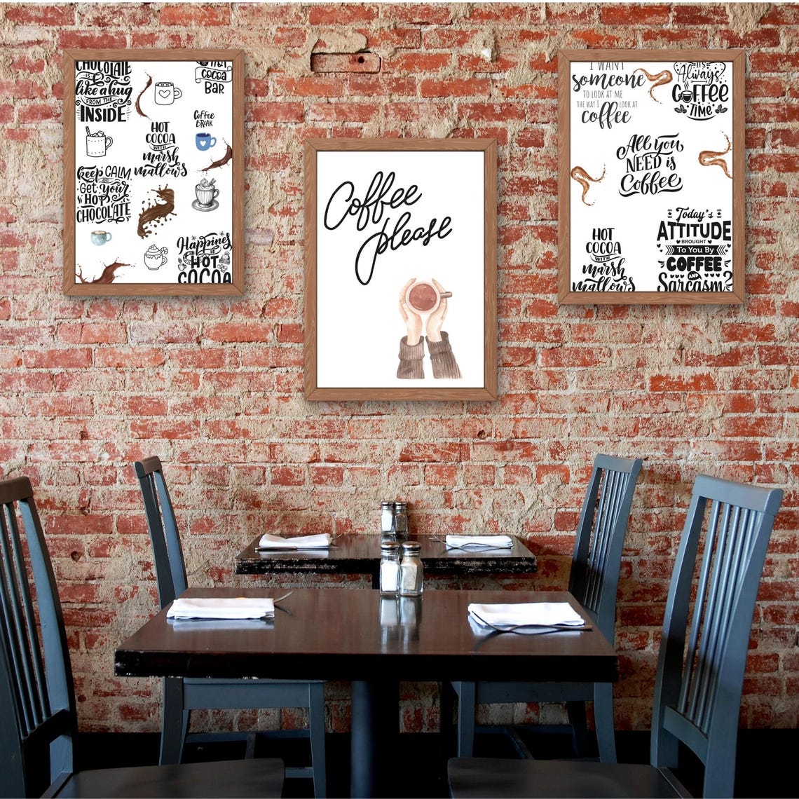Coffee Wall Art Set of 12 Printables, Coffee Lovers, Decoration for ...