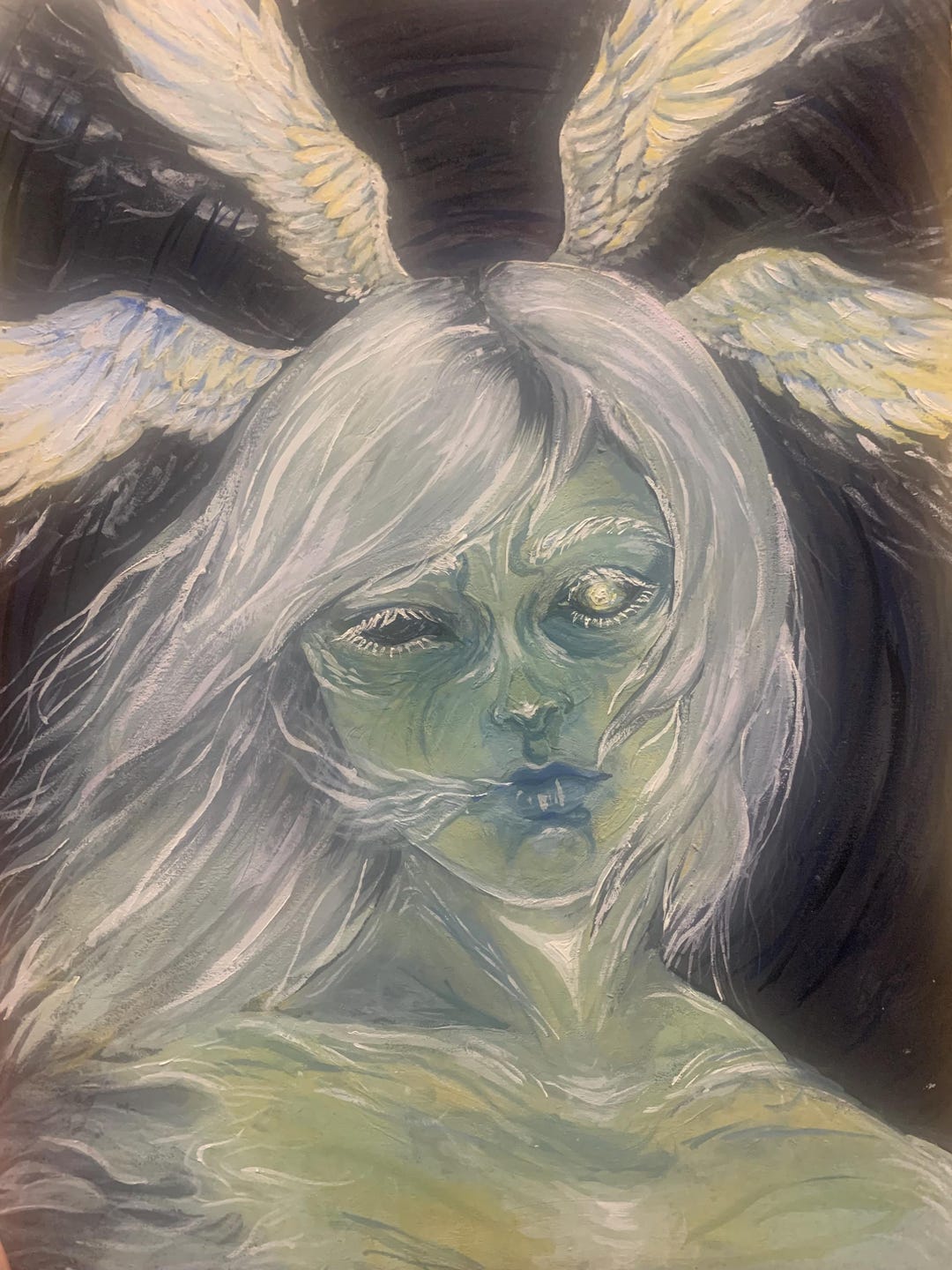 Ethereal Wall Art Angel - Etsy