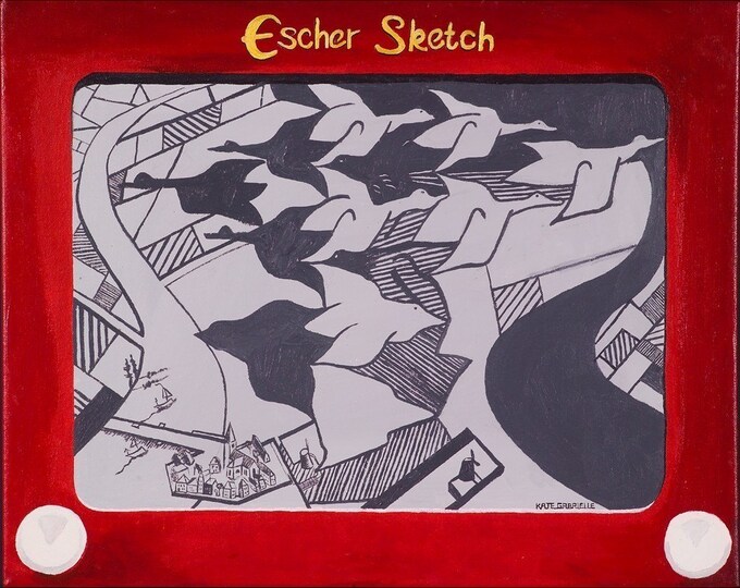 ESCHER SKETCH Signed Numbered Matted Art Print ... Free Shipping ...