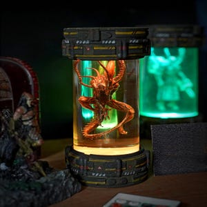 Ali.en Epoxy Resin Lamp, Resin Lamp, Resin Art, Night Light Custom ...