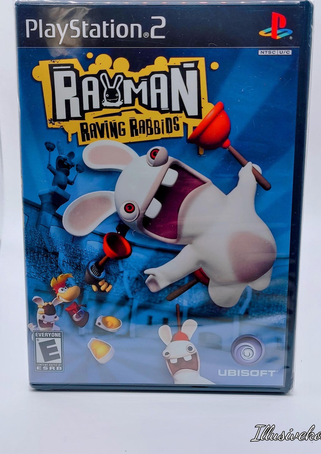 Rayman Raving Rabbids Playstation 2 Vintage Retro Classic CIB Game New ...