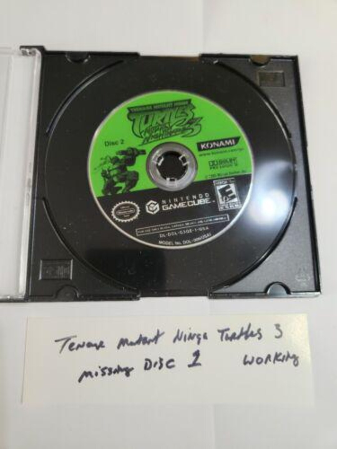 Teenage Mutant Ninja Turtles 3: Mutant Nightmare for Gamecube Disk 2 ...
