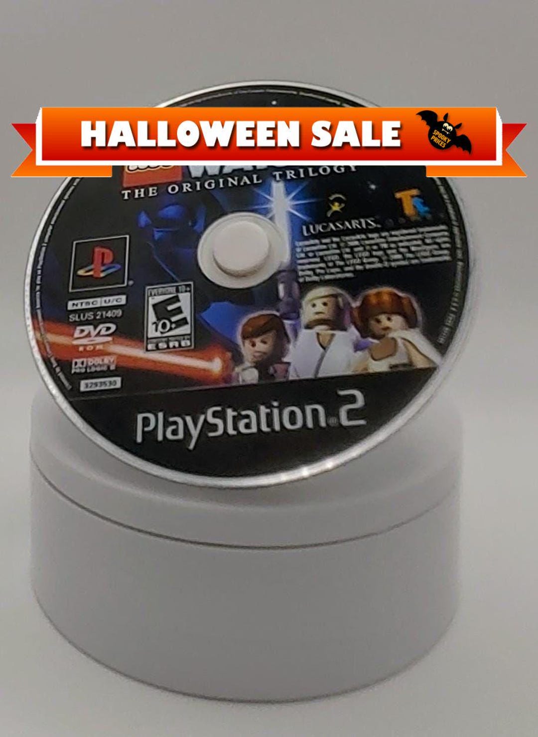 Resurfaced Lego Star Wars II PS2 Game Disc Vintage Retro Classic NTSC-U ...