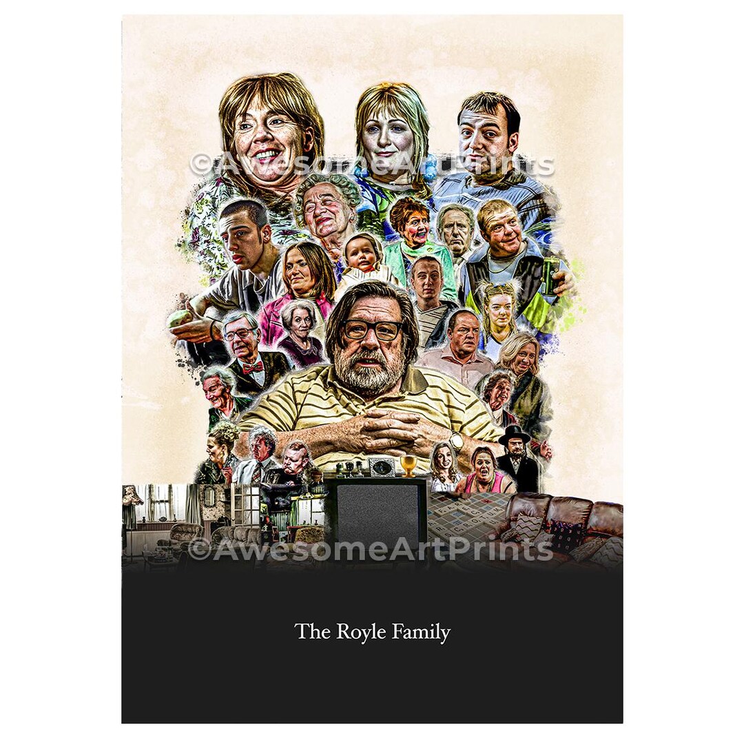 The Royle Family UK Series Art Print: Funny British TV Show (digital ...