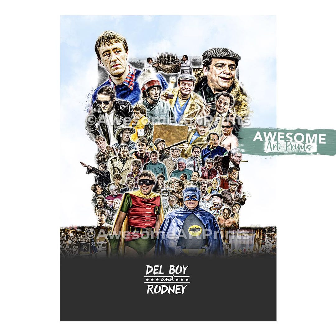 Del Boy & Rodney Only Fools and Horses Poster Print, Digital ...