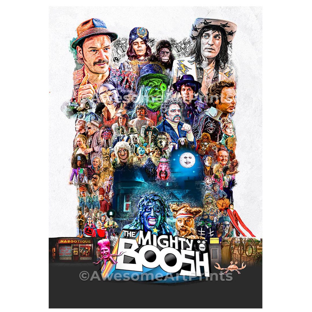 The Mighty Boosh Poster Print: Old Gregg & the Hitcher (digital ...