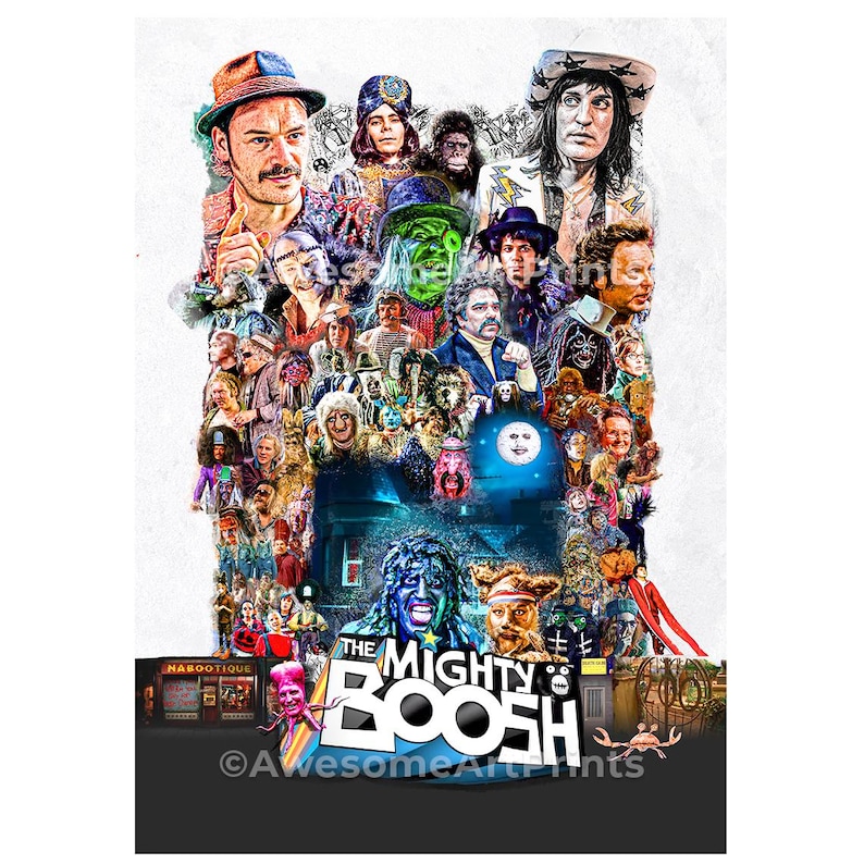 The Mighty Boosh Poster Print: Old Gregg & the Hitcher (digital ...