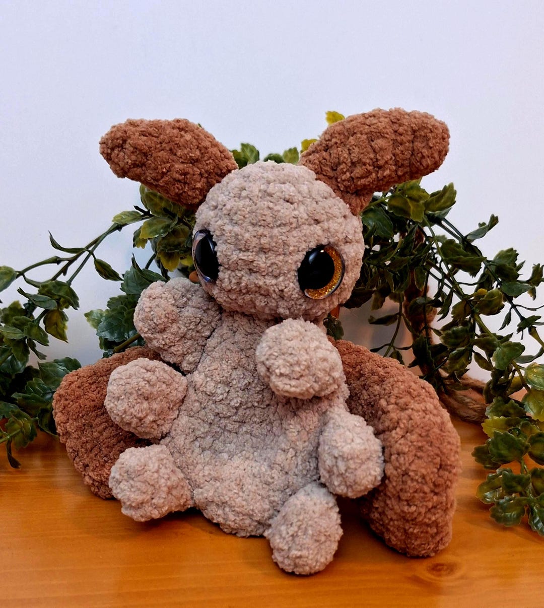 Moth Plushie: Handmade Chenille Stuffed Animal Crocheted - Etsy