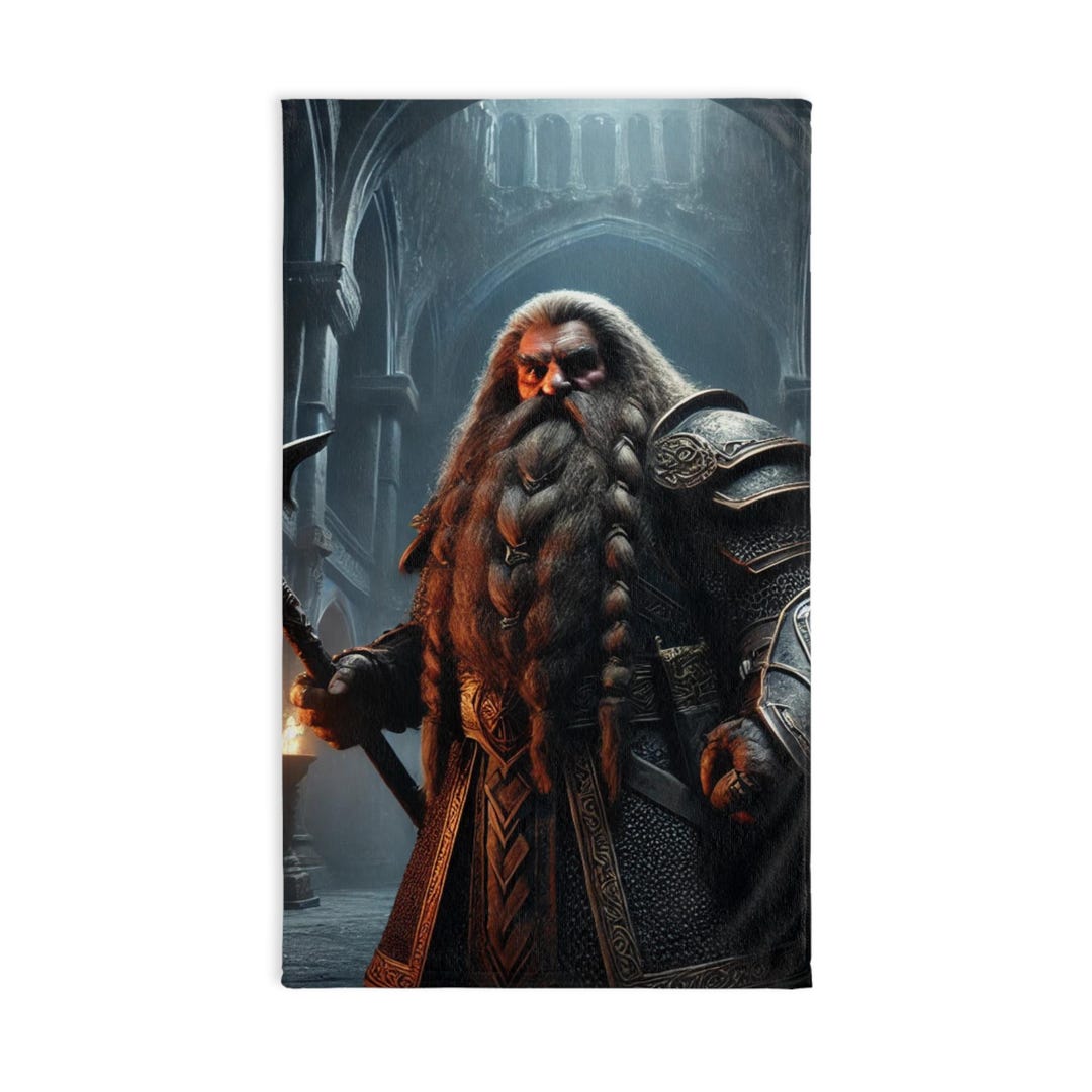 Lord of the Rings Dwarves of Khazad-dum Hand Towel - Etsy